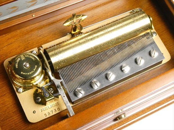 Yahoo!オークション - リュージュ スイス製 高級オルゴール REUGE 希少...