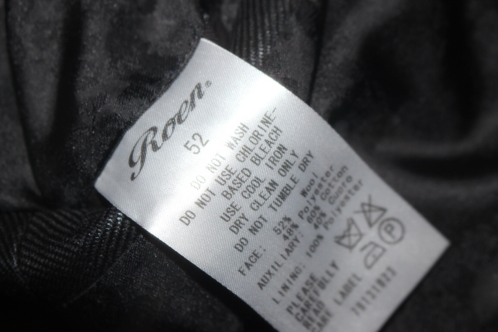 Yahoo!オークション - サイズ52 ROENの光沢フードテーラード