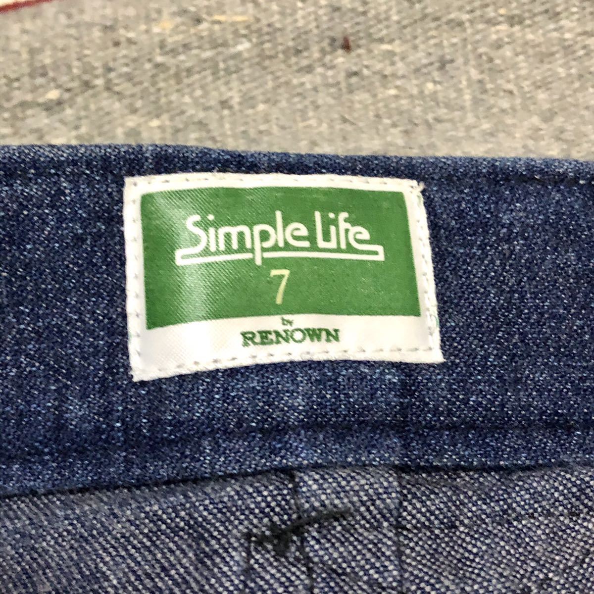 Yahoo!オークション - 80’s 頃 Renown Simple Life レトロ デニムスカ...