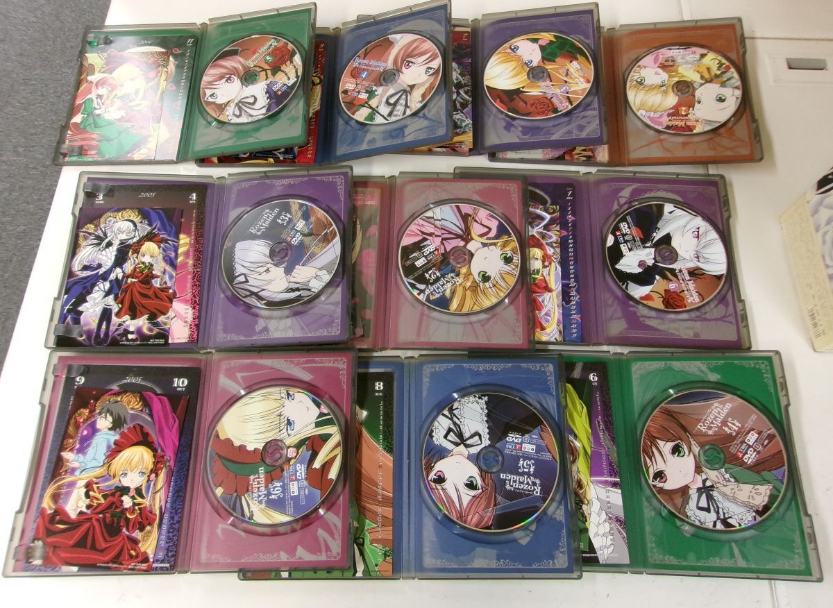 Yahoo!オークション - #s52【梱80】DVD アニメ ローゼンメイデン 2~6巻...