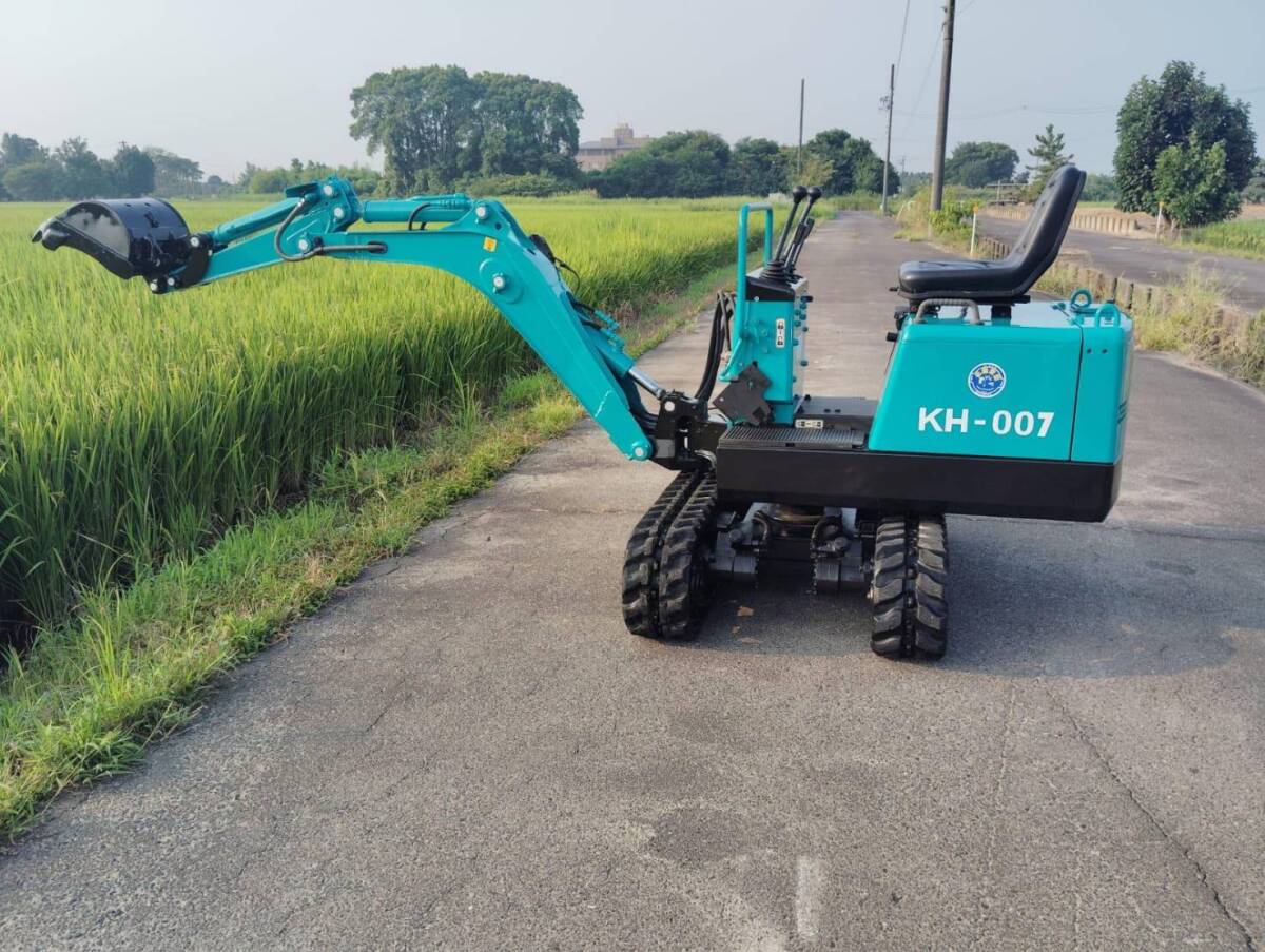Yahoo!オークション - クボタ ミニ油圧ショベル KH-007 1655時間 ディ...