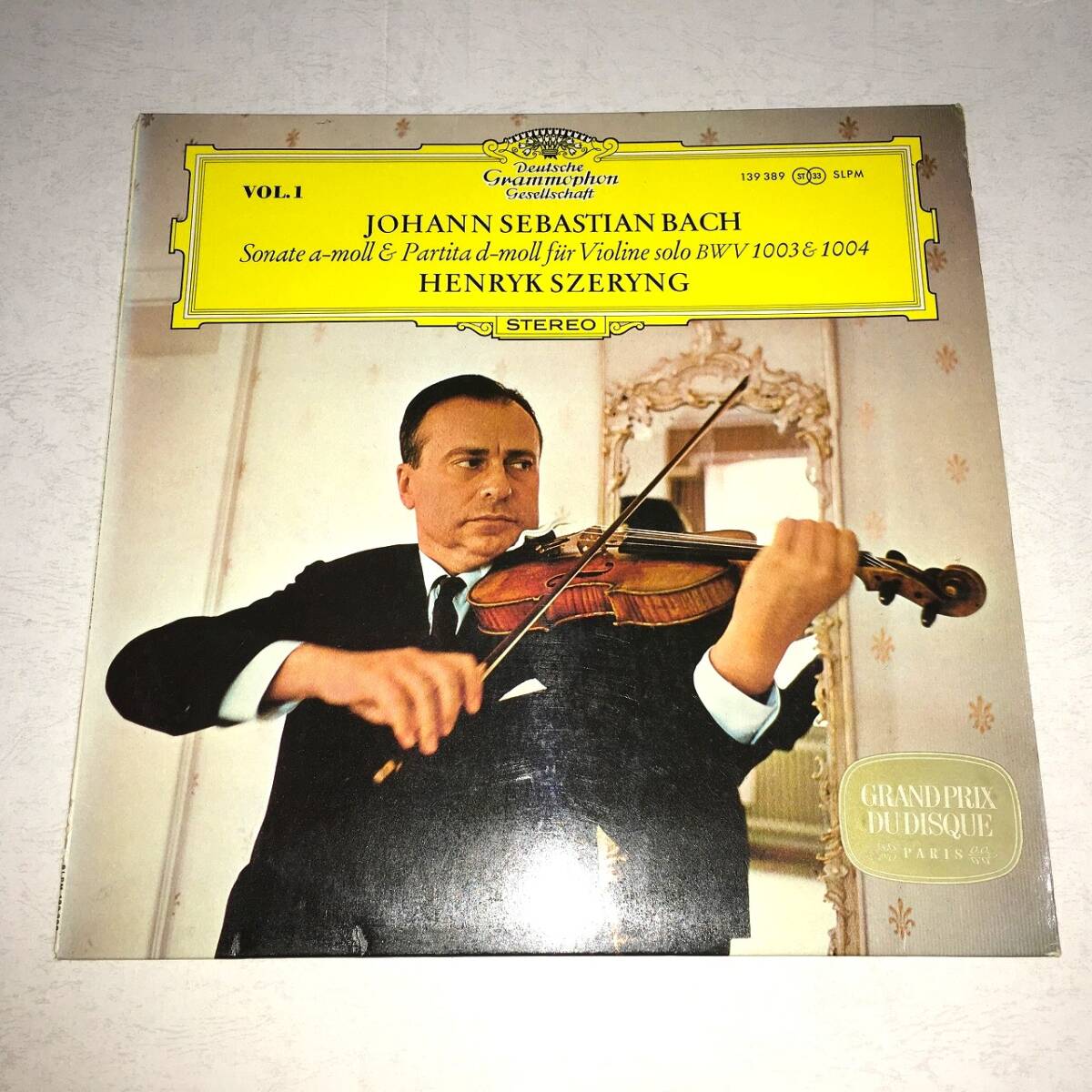 Yahoo!オークション - 独盤 DGG ヘンリク・シェリング(Vn) バッハ 無伴...