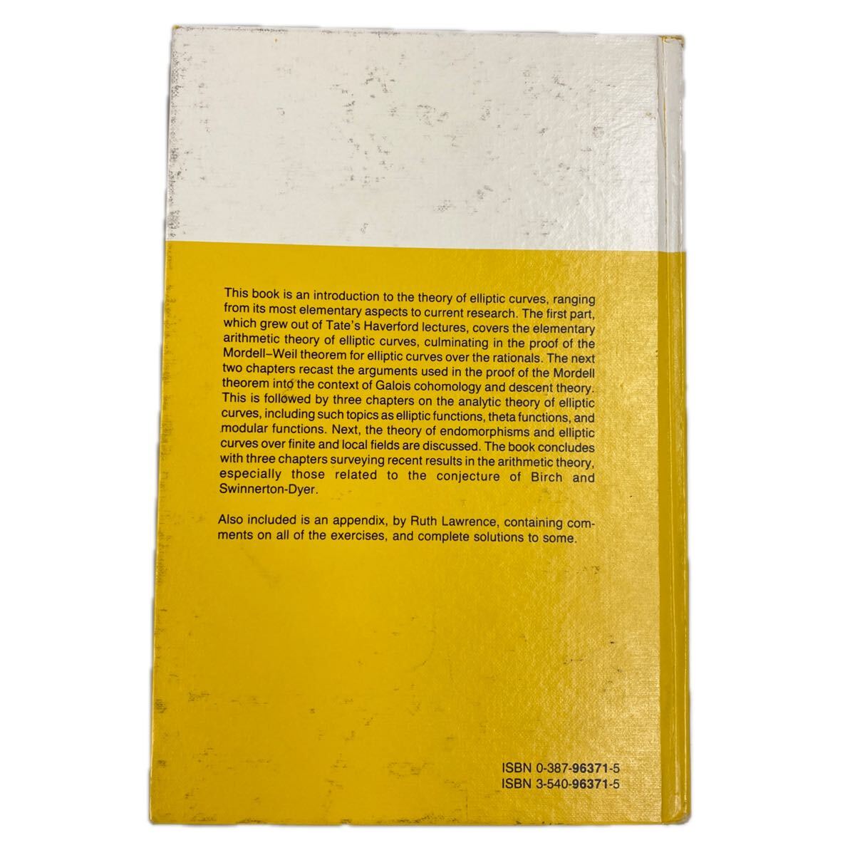 Yahoo!オークション - Husemoller Elliptic curves Springer GTM 111