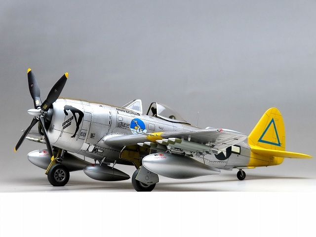 Yahoo!オークション - （完成品）1/48 アメリカ陸軍航空隊 P47-N サン...