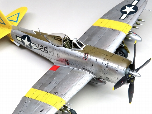 Yahoo!オークション - （完成品）1/48 アメリカ陸軍航空隊 P47-N サン...