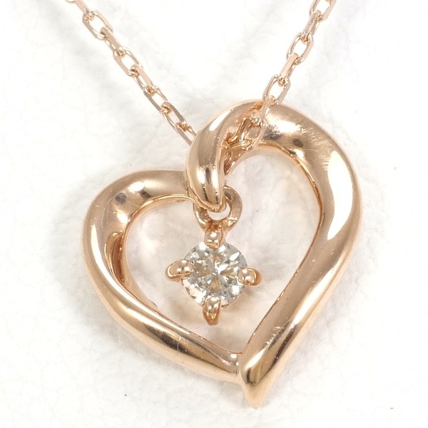 Yahoo!オークション - カナル4℃ K10PG ネックレス ダイヤ 箱 総重量約...