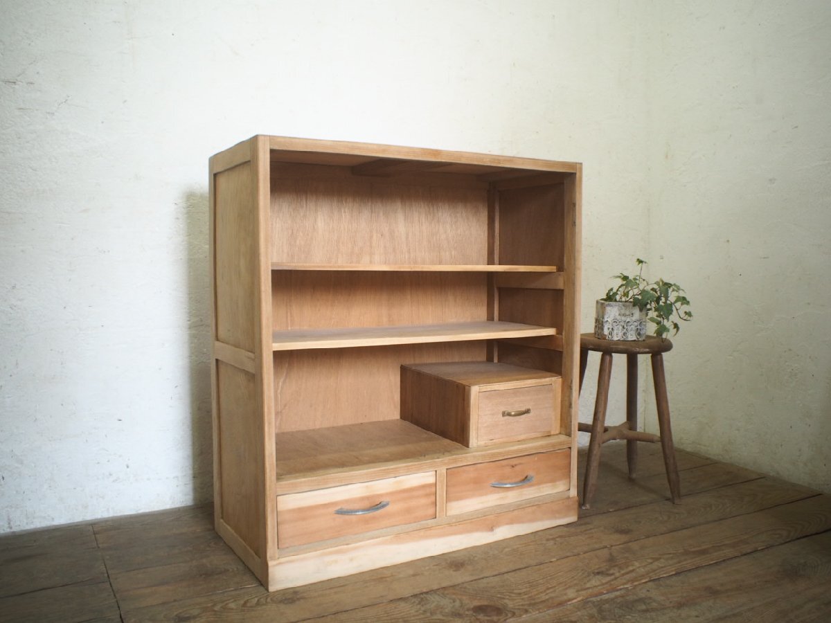 Yahoo!オークション - タ荷Q0978 H85 5cm×W77 5cm ナチュラルな木味の...