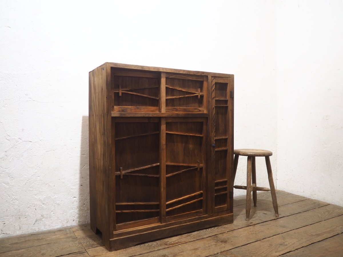 Yahoo!オークション - タT0889 H91cm×W78 5cm アンティーク 素朴な杉...