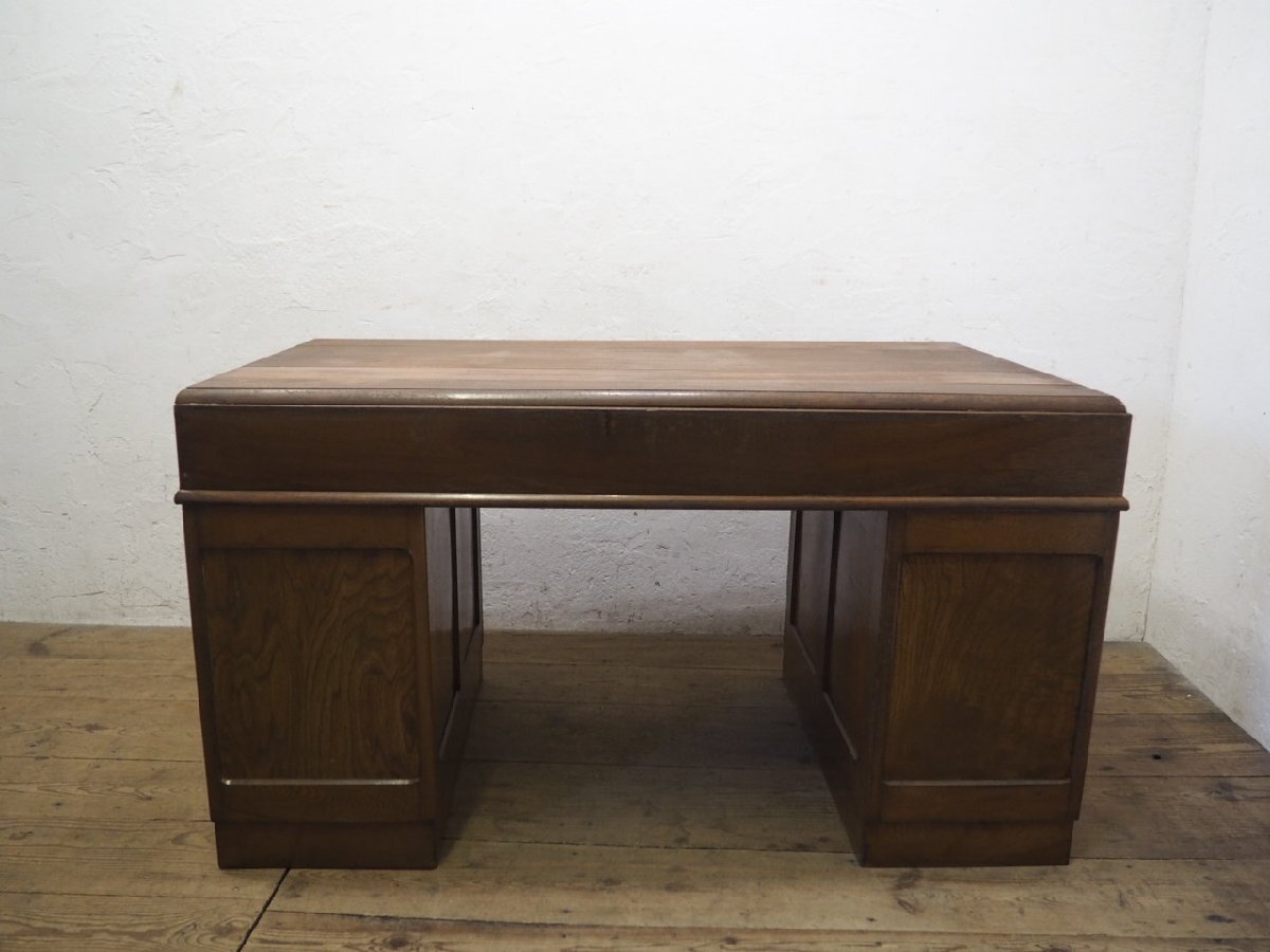 Yahoo!オークション - タ荷F0150 天板W132cm×D70cm ヴィンテージ 分割...