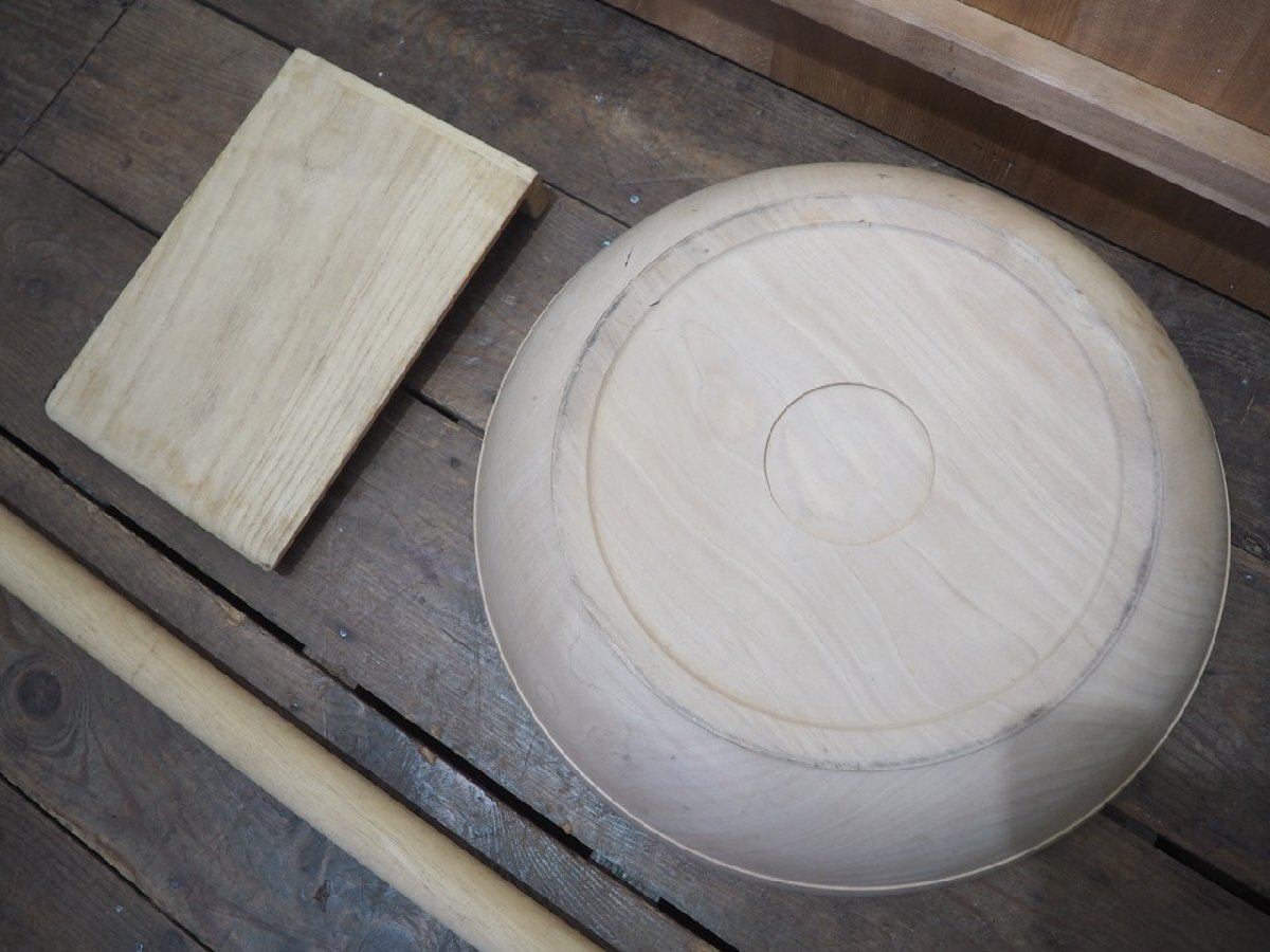 Yahoo!オークション - タV0023 こね鉢 のし板 麺棒 こま板 合計4点セッ...