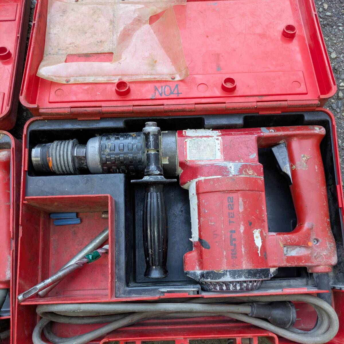 Yahoo!オークション - a1225 HILTI ヒルティ TE17 TE22 ハンマードリル...