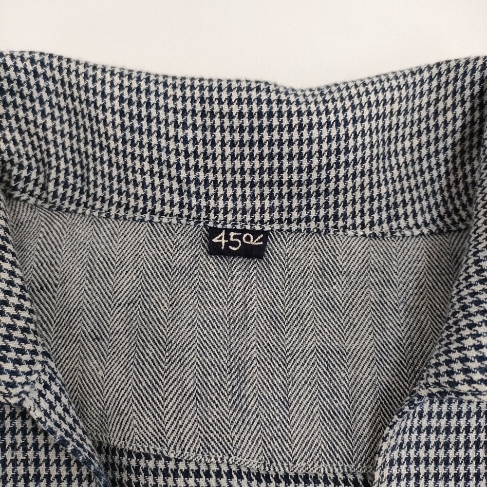 Yahoo!オークション - 45R/45rpm リネンツイードのフレアーシャツ（イ...