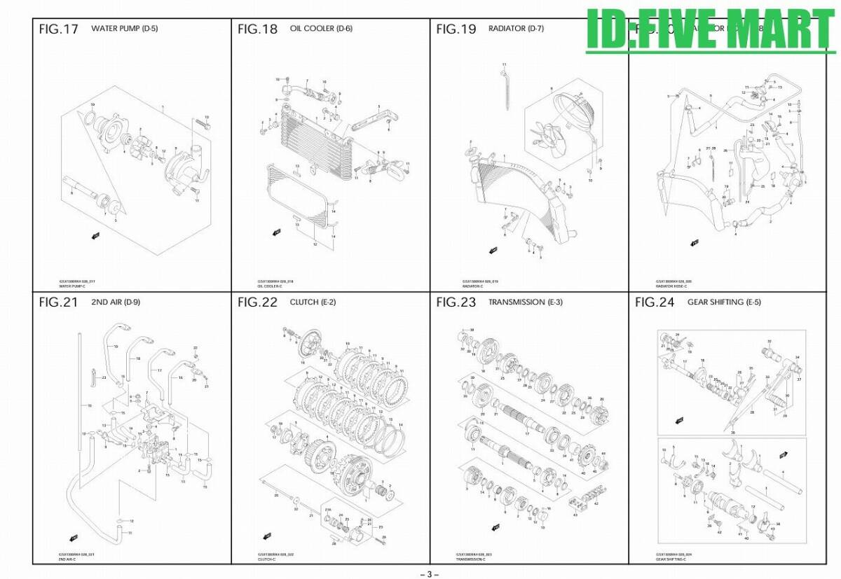 Yahoo!オークション - 送料無料 GSX1300R GW71A 隼 ハヤブサ サービス...