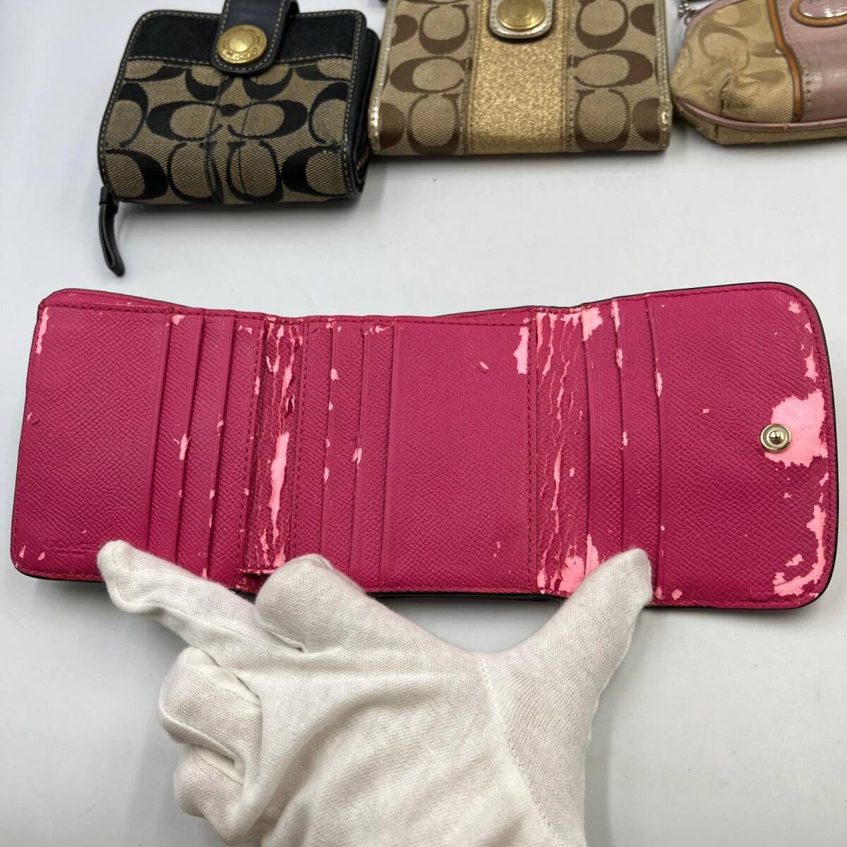 Yahoo!オークション - J33 コーチ COACH 財布 まとめ商品