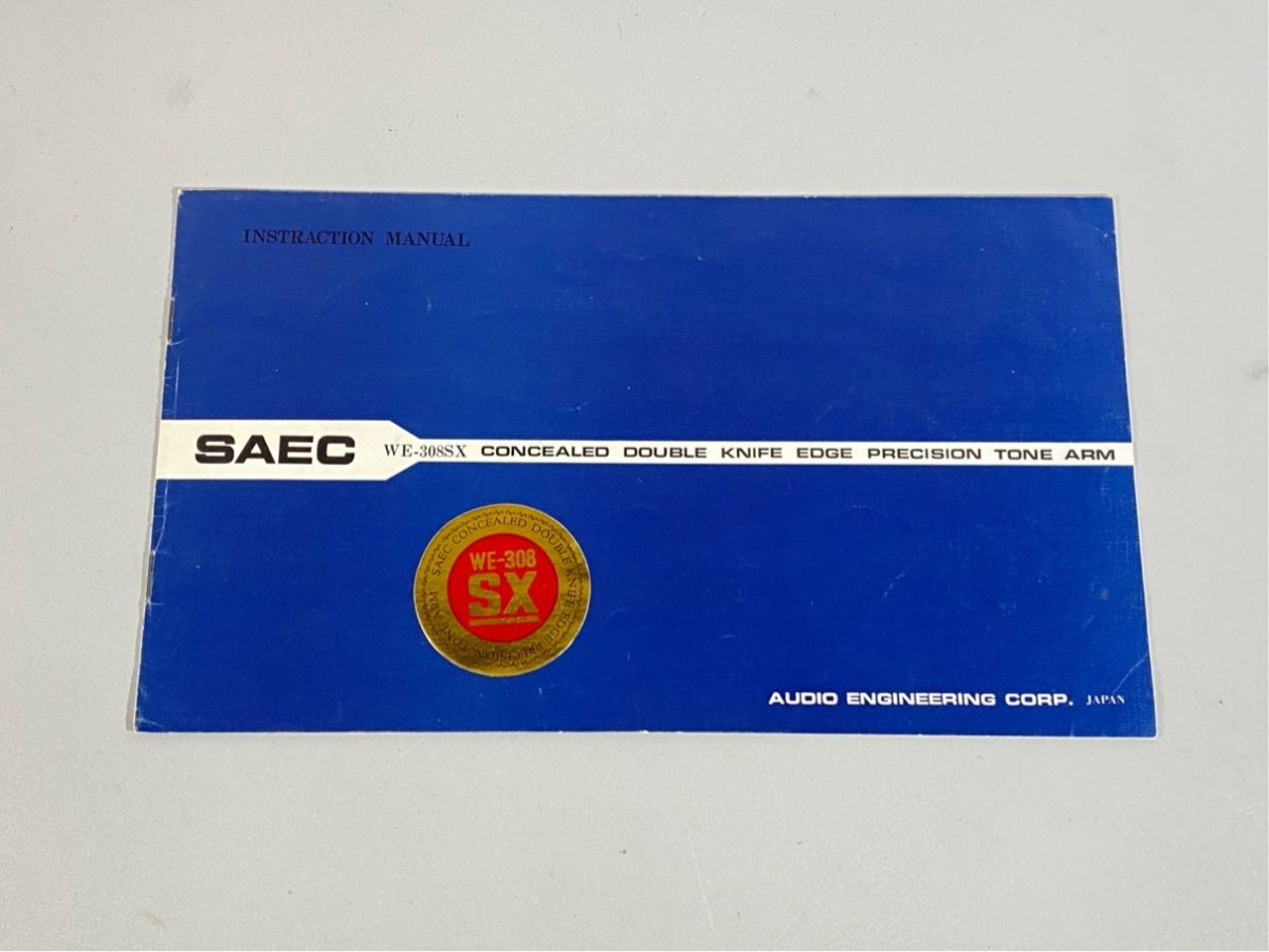 Yahoo!オークション - a1092 SAEC WE-308SX トーンアーム 用 取扱説明...