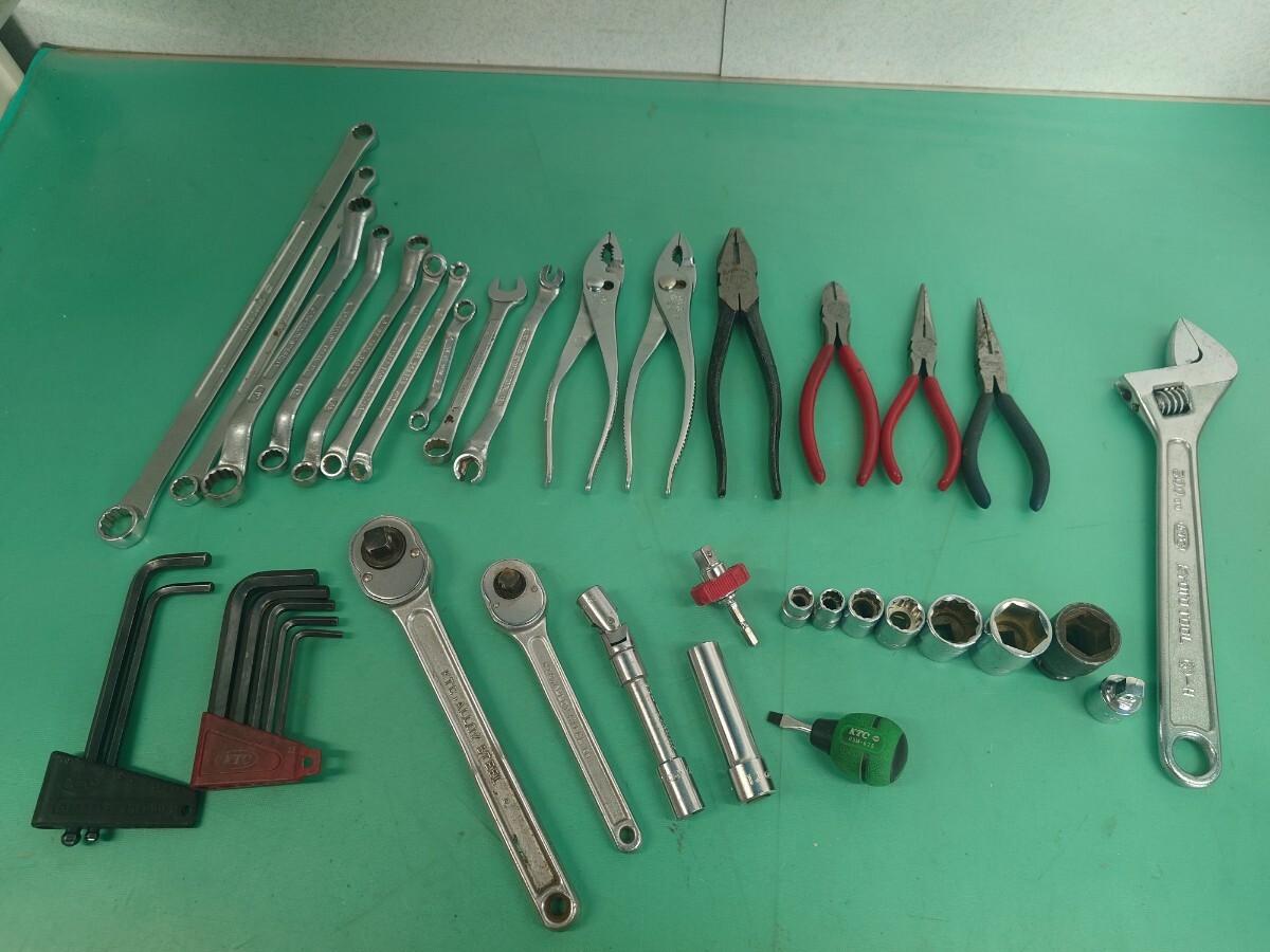 Yahoo!オークション - KTC 工具 モンキー/めがね/コンビネーション/六...