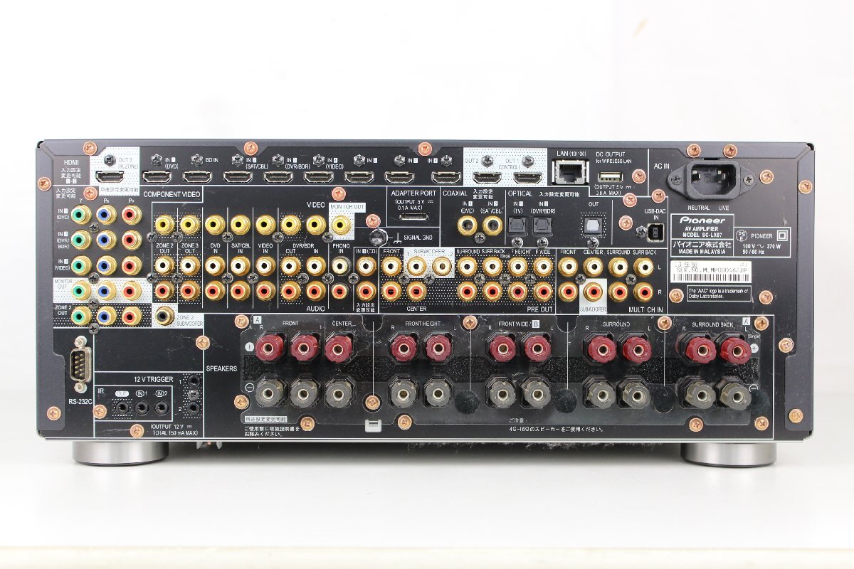 Yahoo!オークション - 【ト福】PIONEER パイオニア SC-LX87 AVアンプ A...
