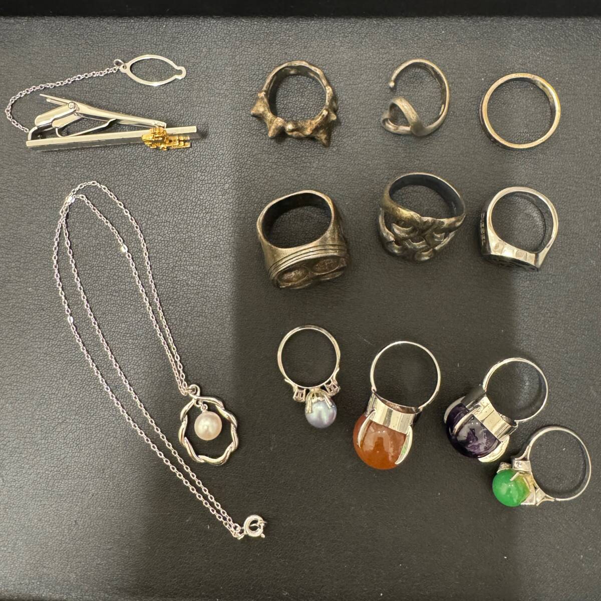 Yahoo!オークション - 4159｜アクセサリいろいろ 刻印 SILVER K18 DIES...