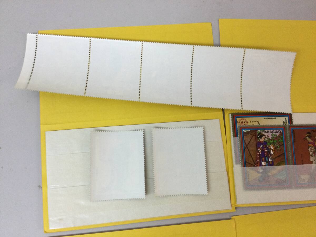 Yahoo!オークション - パラグアイ 切手 日本画 浮世絵 美人画 7種×10...