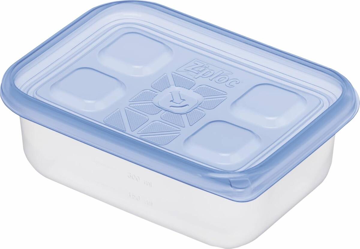 Yahoo!オークション - 旭化成 ジップロック コンテナ-長方形480ml 2個