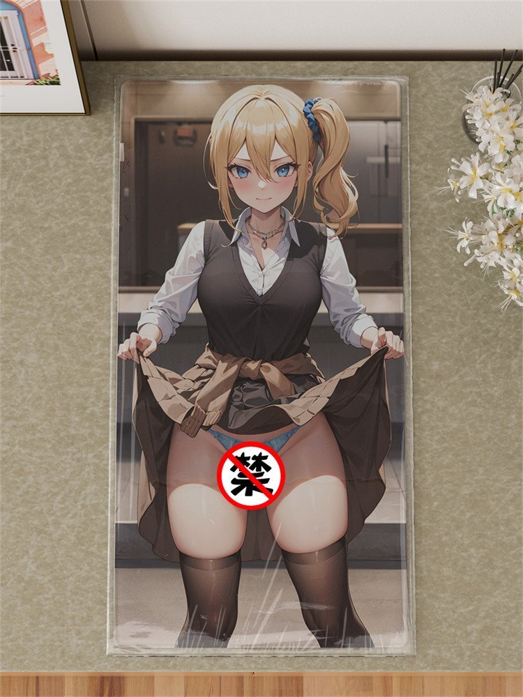 Yahoo!オークション - 女子 高生 アニメ/プレイマット＆マウスパッド＆...