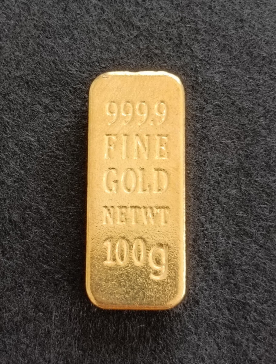 Yahoo!オークション - 延棒 純金 FINEGOLD 999.9% ゴールドバー イン...
