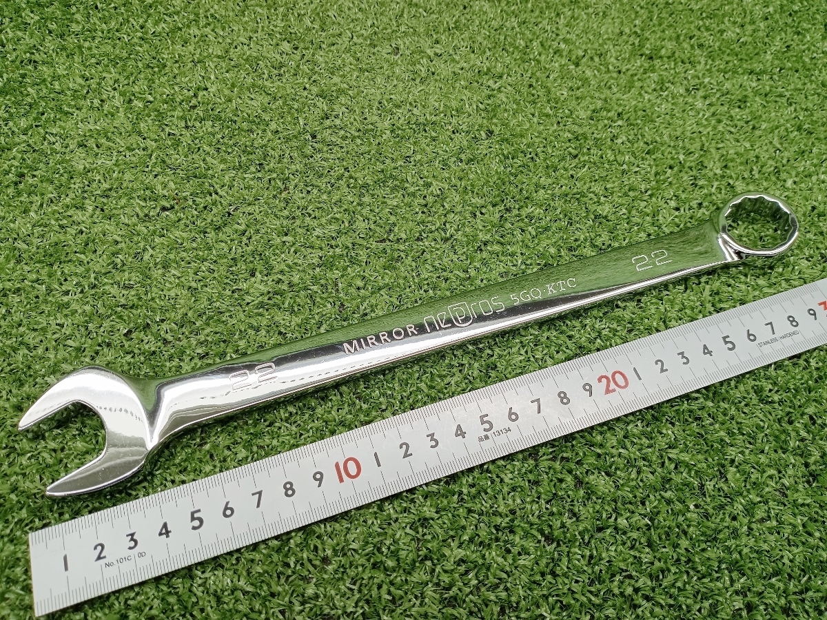 Yahoo!オークション - 中古 KTC ネプロス コンビネーションレンチ 22m...