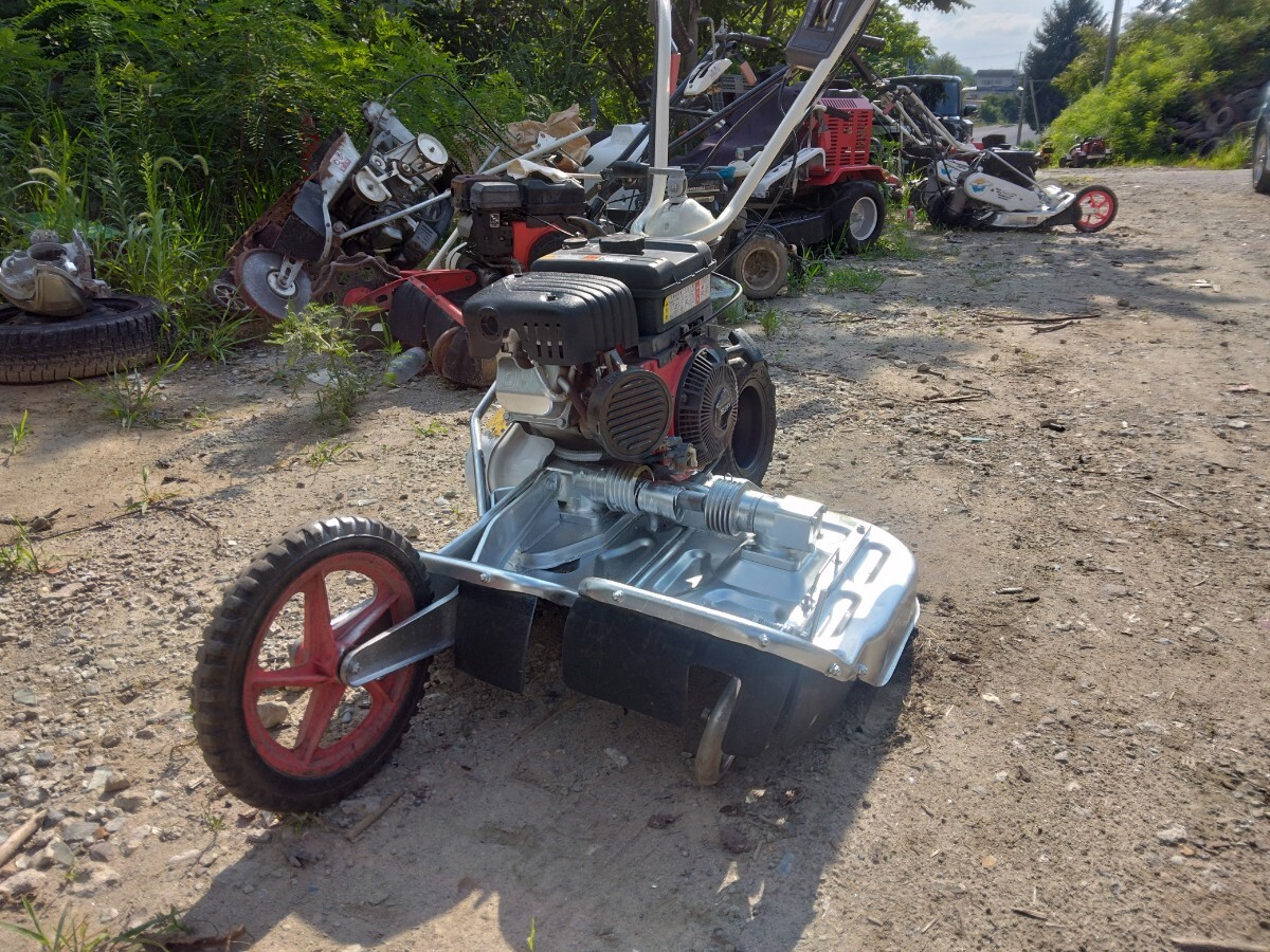 Yahoo!オークション - wm606オーレックウイングモア自走式あぜ草刈機歩...