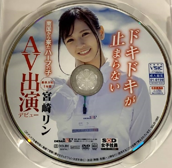 Yahoo!オークション - 中古鮮明DVDディスクのみジャンク 宮崎リン AV出...