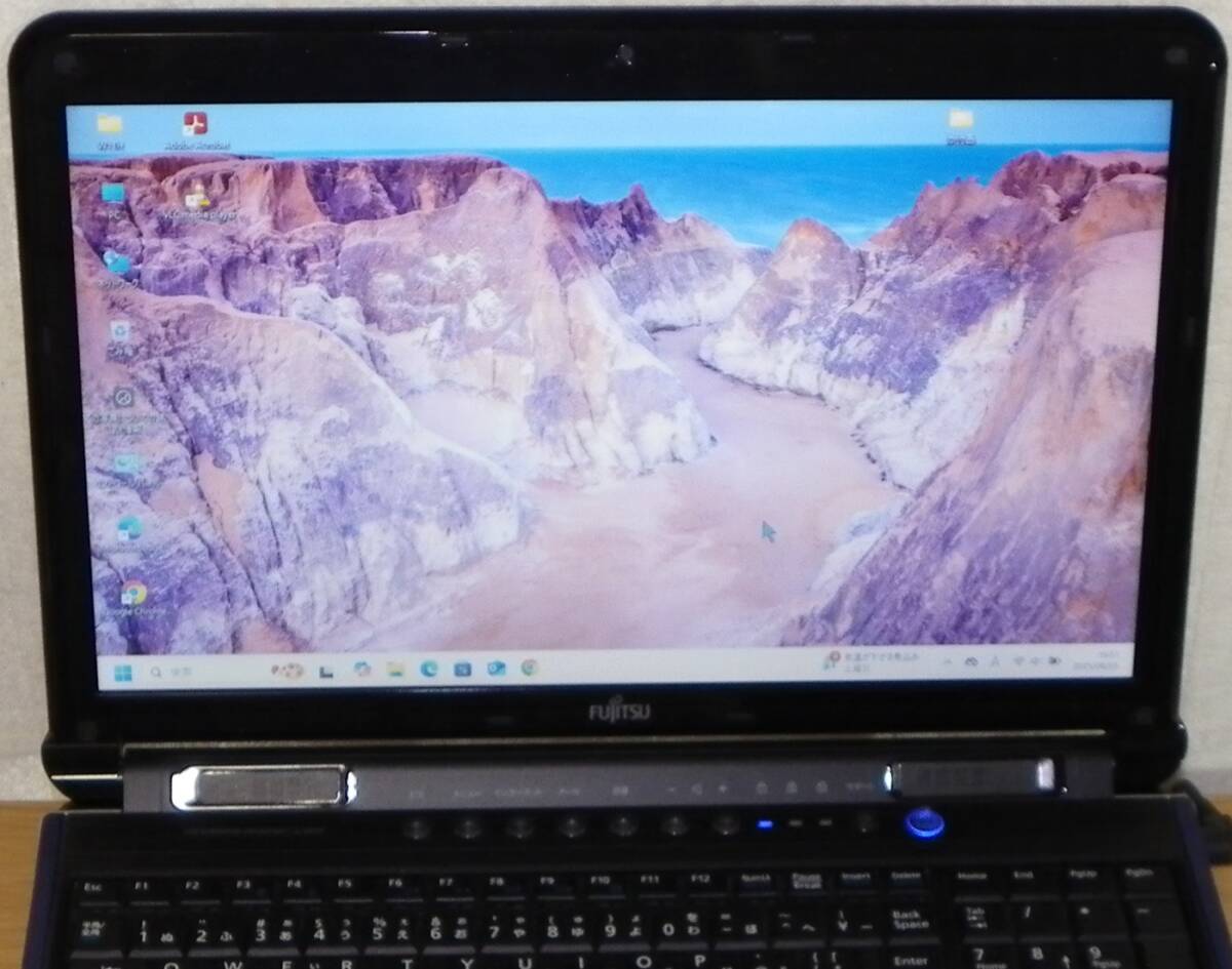 Yahoo!オークション - F443富士通 LIFEBOOK AH77/C i7-2630QM 256GB/SS...