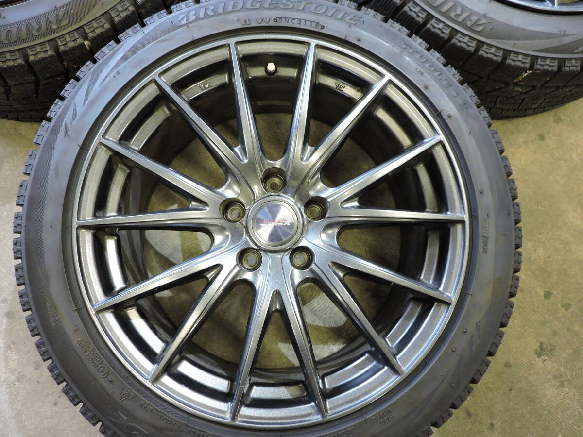 Yahoo!オークション - L205 ブリザック 235/45R18 バリ山 アルミホイー...