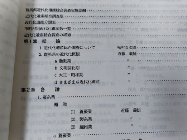 Yahoo!オークション - 415-D17/群馬県近代化遺産総合調査報告書/群馬県...