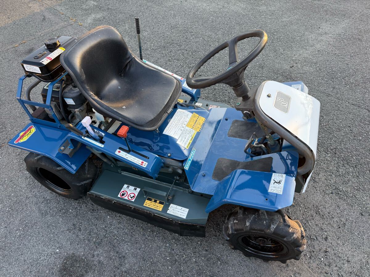 Yahoo!オークション - 熊本 現物確認可 乗用草刈機 ロータリーモア JM8...