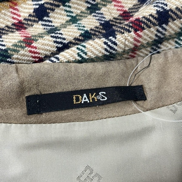 Yahoo!オークション - ダックス DAKS サイズ11AR M - ベージュ×ダーク...
