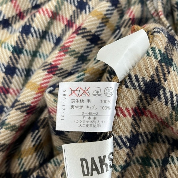 Yahoo!オークション - ダックス DAKS サイズ11AR M - ベージュ×ダーク...
