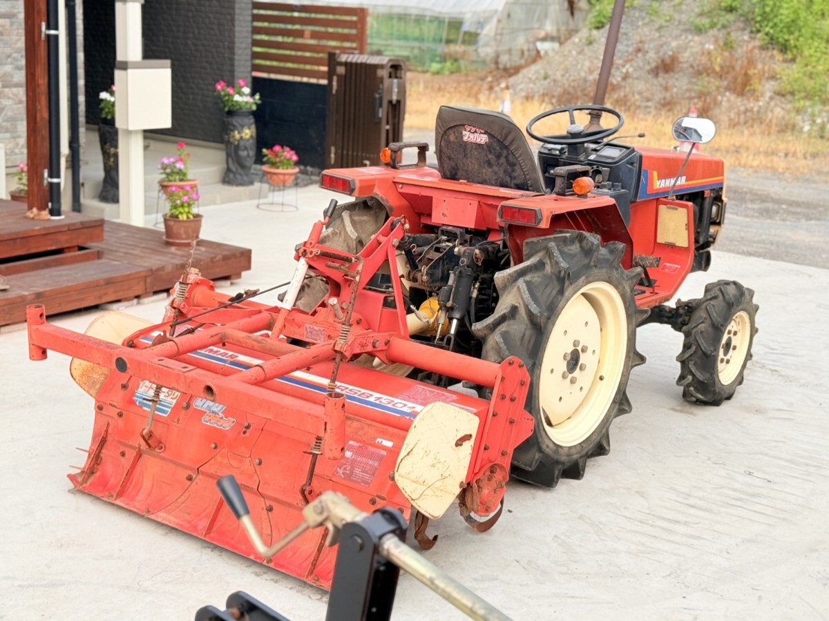 Yahoo!オークション - ヤンマートラクタFX170 17馬力 ノーペイント ロ...