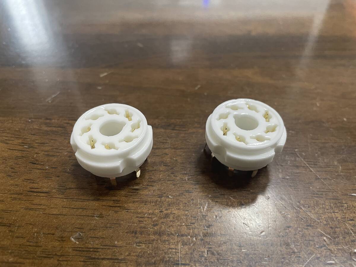 Yahoo!オークション - 新品 真空管ソケット US8ピン 金メッキ タイ...
