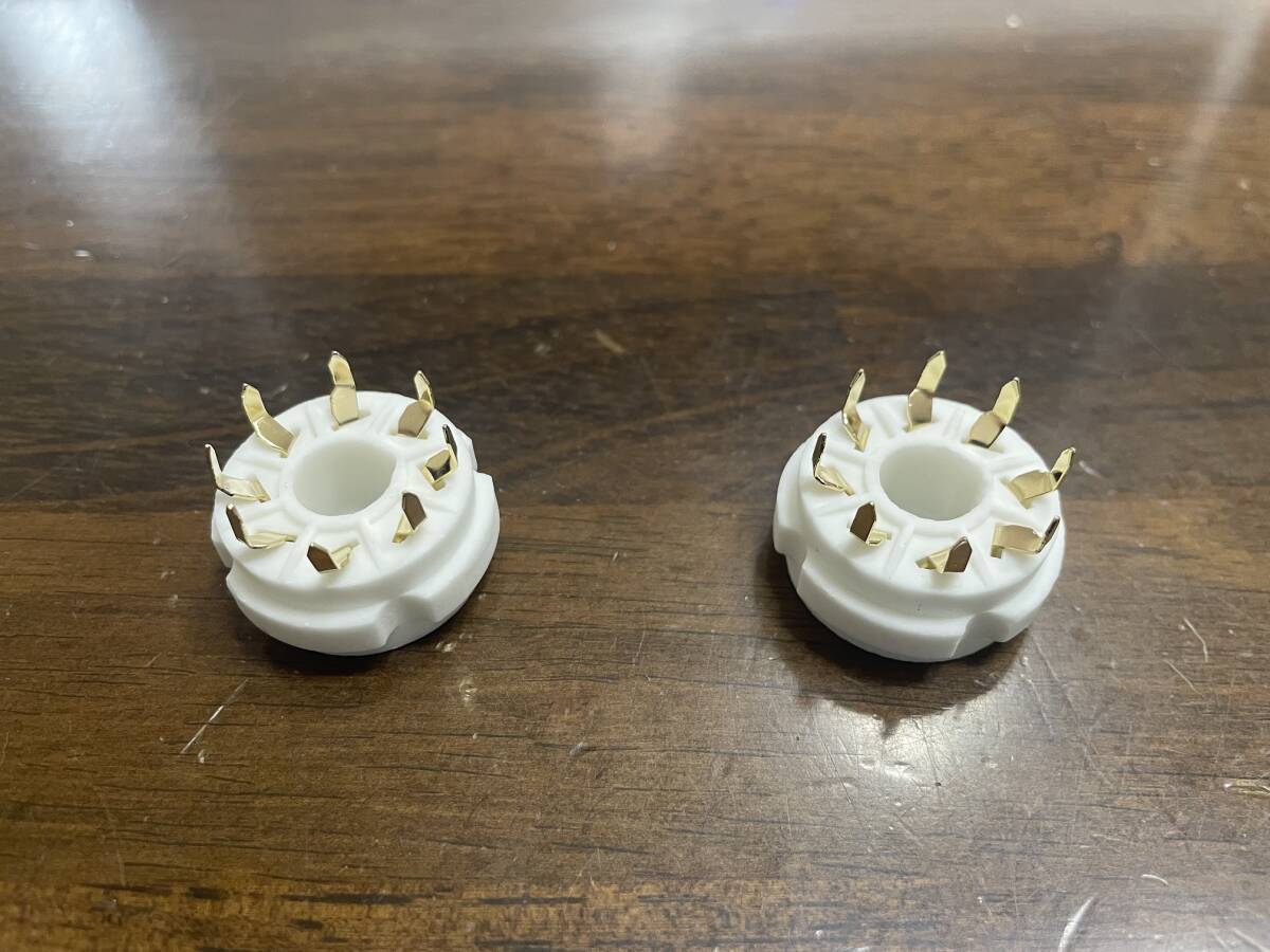 Yahoo!オークション - 新品 真空管ソケット US8ピン 金メッキ タイ...