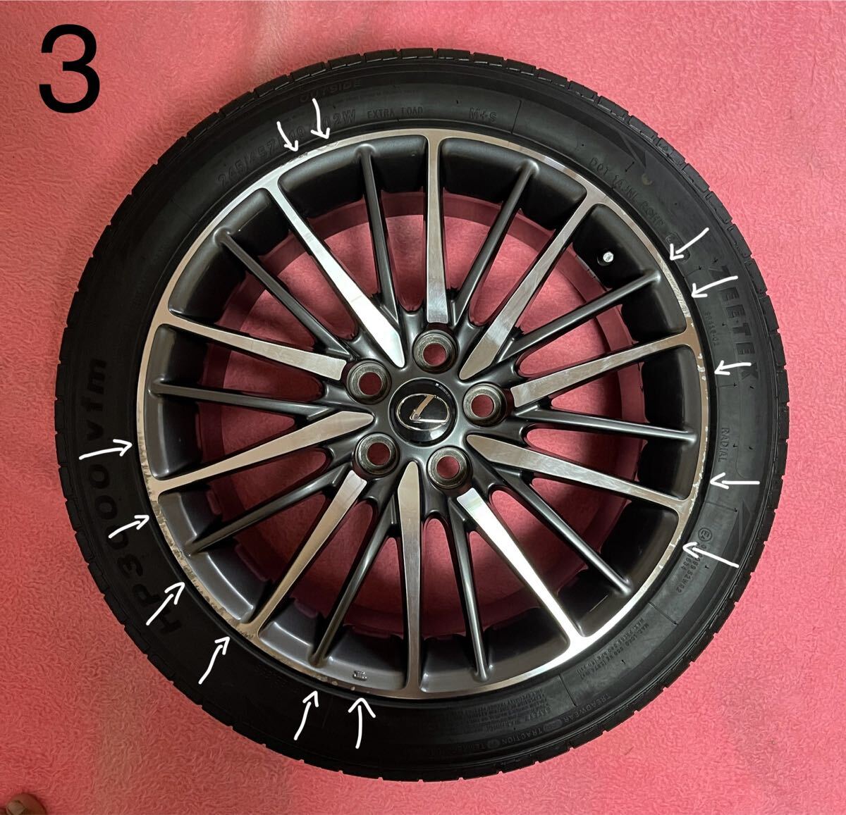 Yahoo!オークション - レクサスLSFスポーツ純正BBS LS600h LS460等