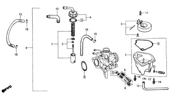 Yahoo!オークション - NC50 純正 フロートセット . ロードパル 新品 キ...