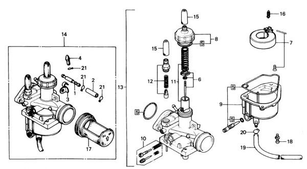 Yahoo!オークション - NC50 純正 フロートセット . ロードパル 新品 キ...