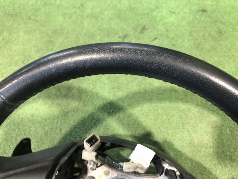 Yahoo!オークション - RU3/RU4 ヴェゼル 前期 レザー ステアリングハン...