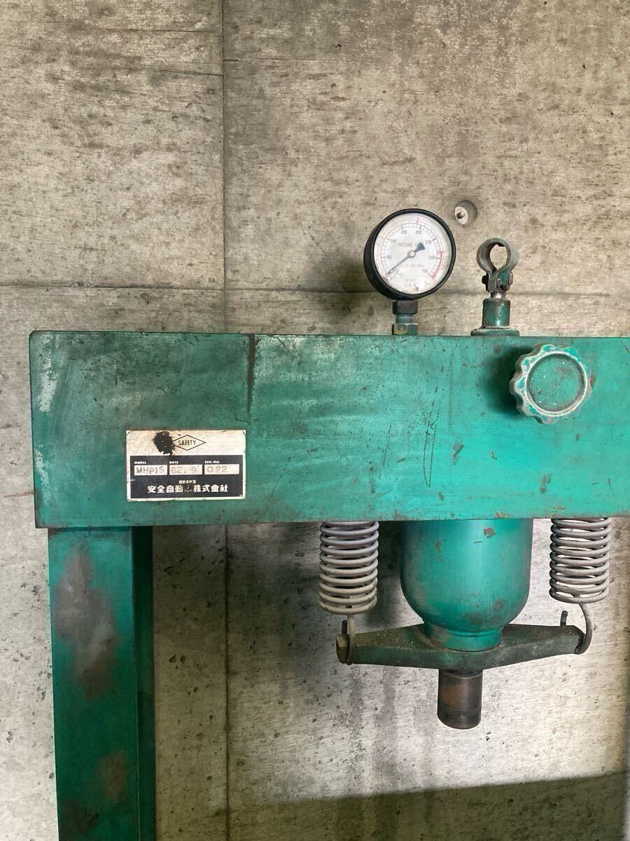 Yahoo!オークション - 安全自動車 ANZEN マサダ製作所 門型 プレス機 M...