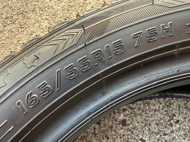 Yahoo!オークション - 【オールシーズン】165/55R15 75H DUNLOP ダンロ...