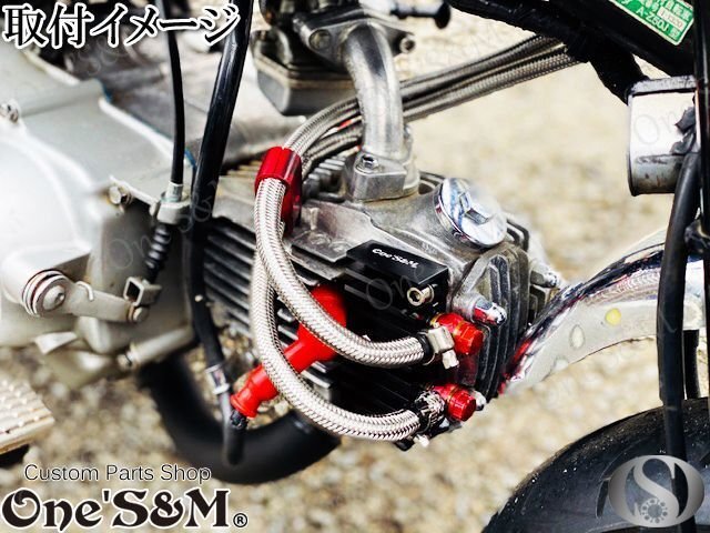 Yahoo!オークション - C7-3BK アルミ削出し オイルクーラー ブロックセ...