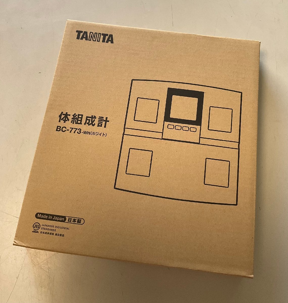 Yahoo!オークション - 【RKGKE】特価 TANITA/体組成計/bc-773-WH/新品