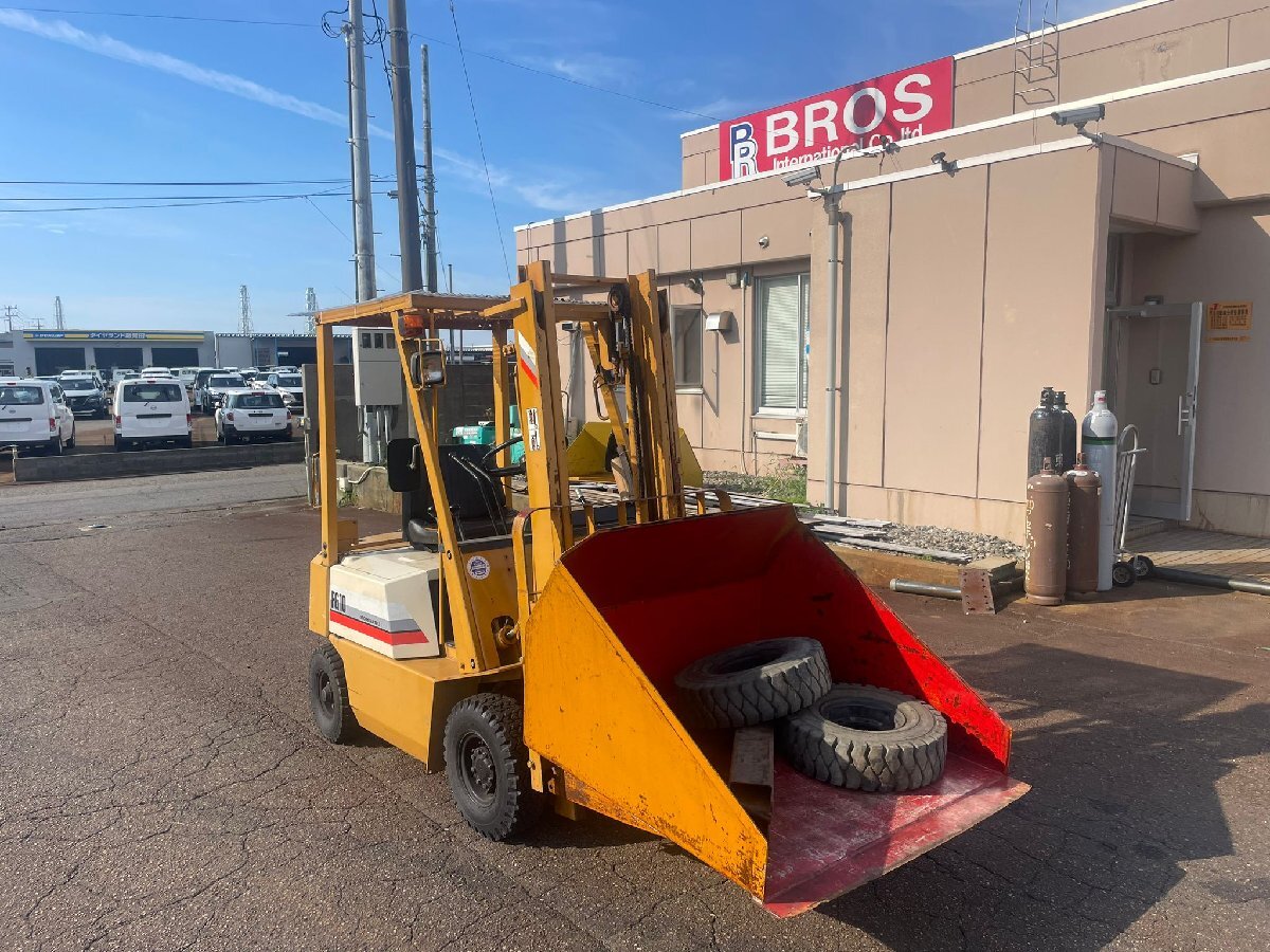 Yahoo!オークション - コマツ フォークリフト FG10-14 ガソリン車 バケ...