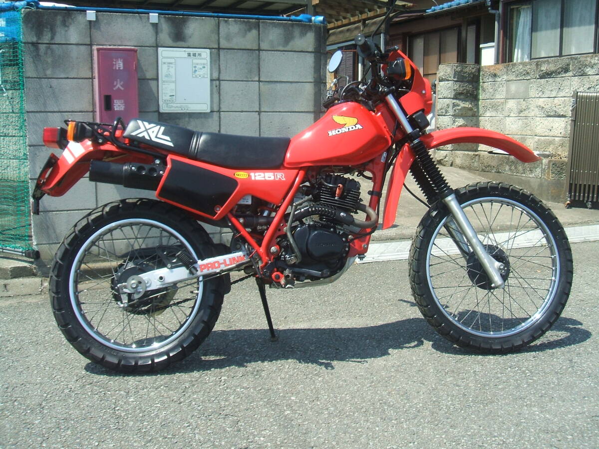 Yahoo!オークション - XL125R エンジン実働 極上車 バッテリー新品 XLR...