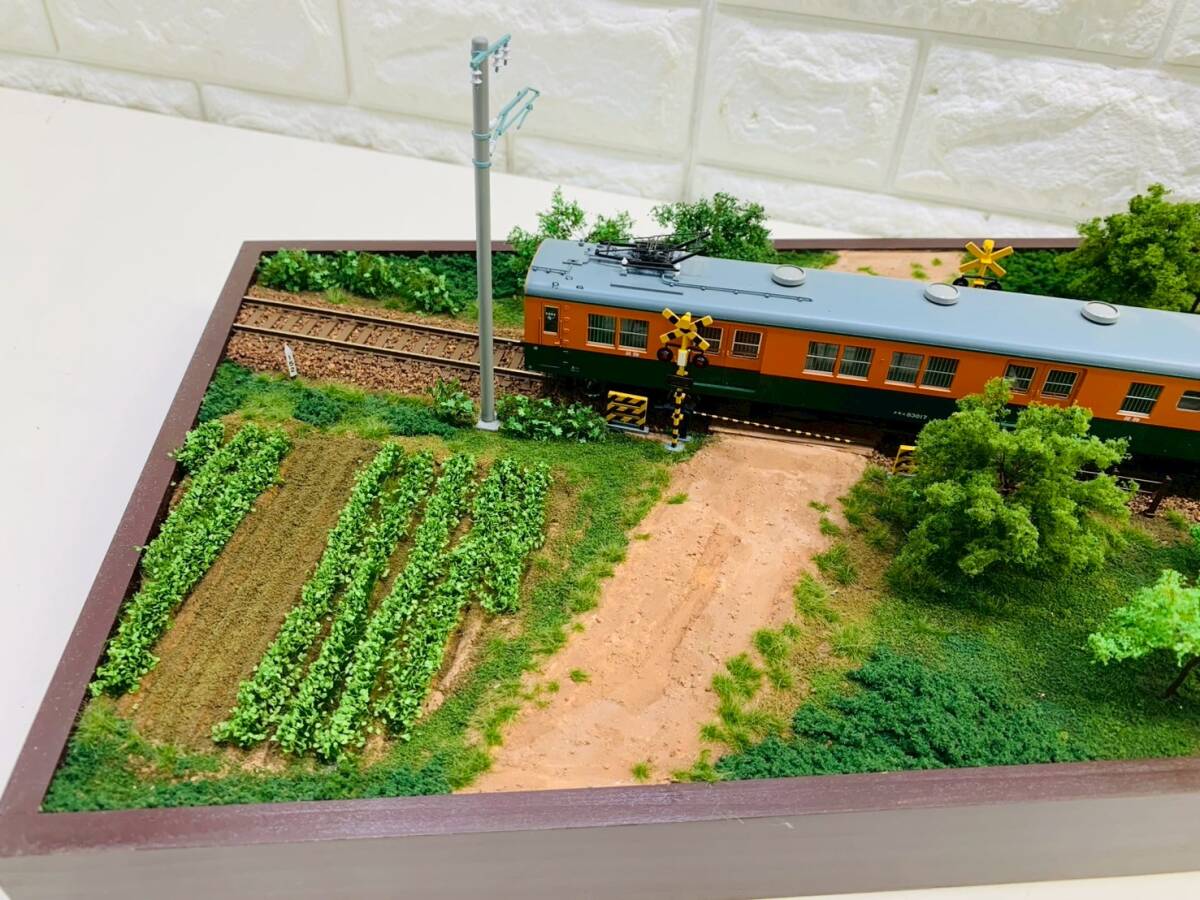 Yahoo!オークション - 473A 1円～ 鉄道ジオラマ 鉄道模型 田舎の風景 ...