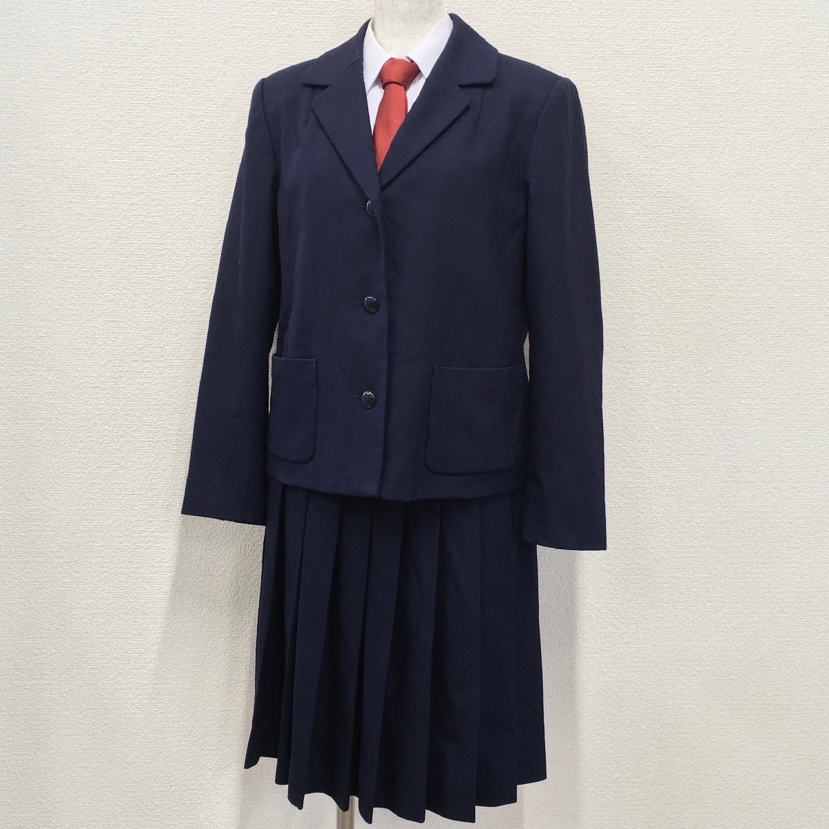 Yahoo!オークション - A448/T (中古)新潟県 新潟商業高校 女子制服4点 ...